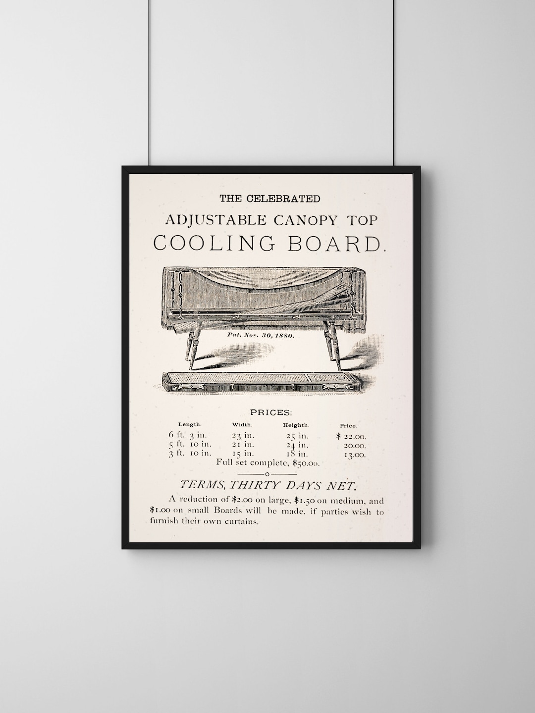 Vintage Embalming Table Poster | 1881 | INSTANT DOWNLOAD | Medical ...