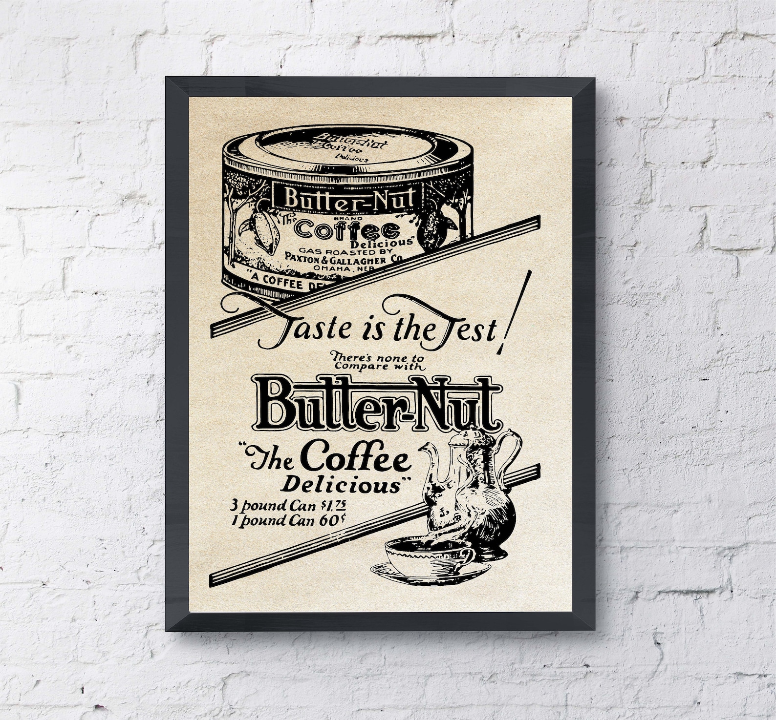 Vintage Coffee Digital Poster | 1925 | INSTANT DOWNLOAD | Kitchen Decor ...