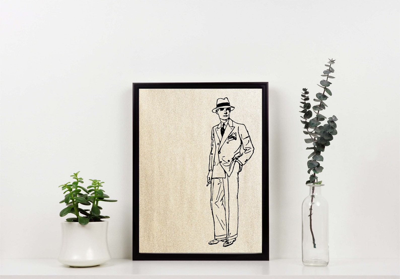 Vintage Men's Fashion Digital Poster | 1926 | INSTANT DOWNLOAD ...
