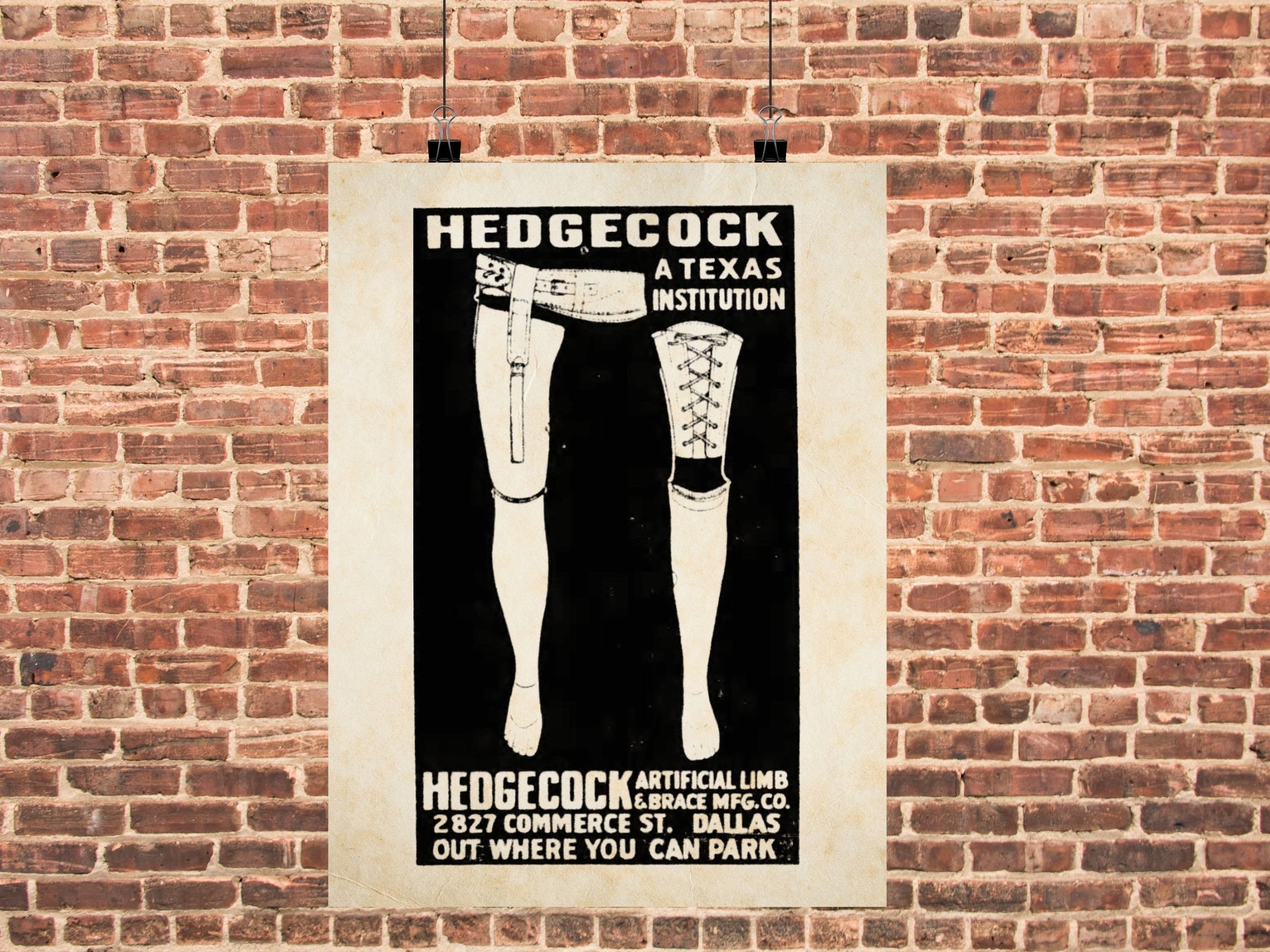 Vintage Prosthetic Leg Digital Poster | 1942 | INSTANT DOWNLOAD ...