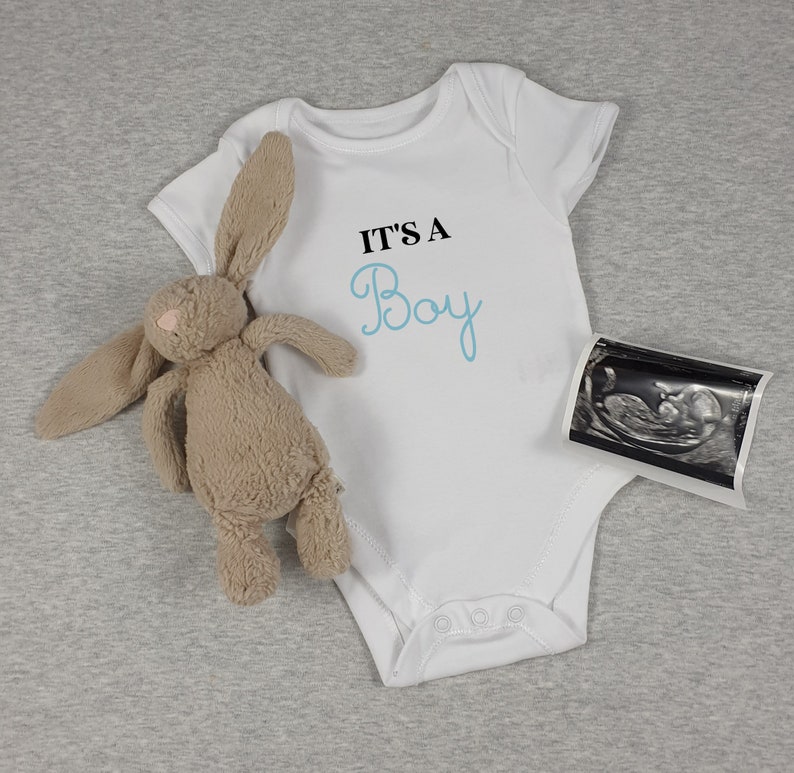 Gender Reveal Ideas Gender Reveal Baby Vest Pregnancy - Etsy UK