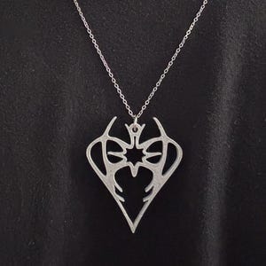 Heart-shaped Rave 3D Printed PLA Plastic Pendant Necklace - Etsy