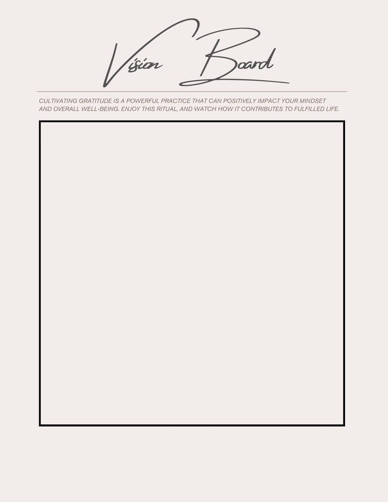 My Journey Starts Here Journal - Printable PDF - Weekly Planner, Vision ...