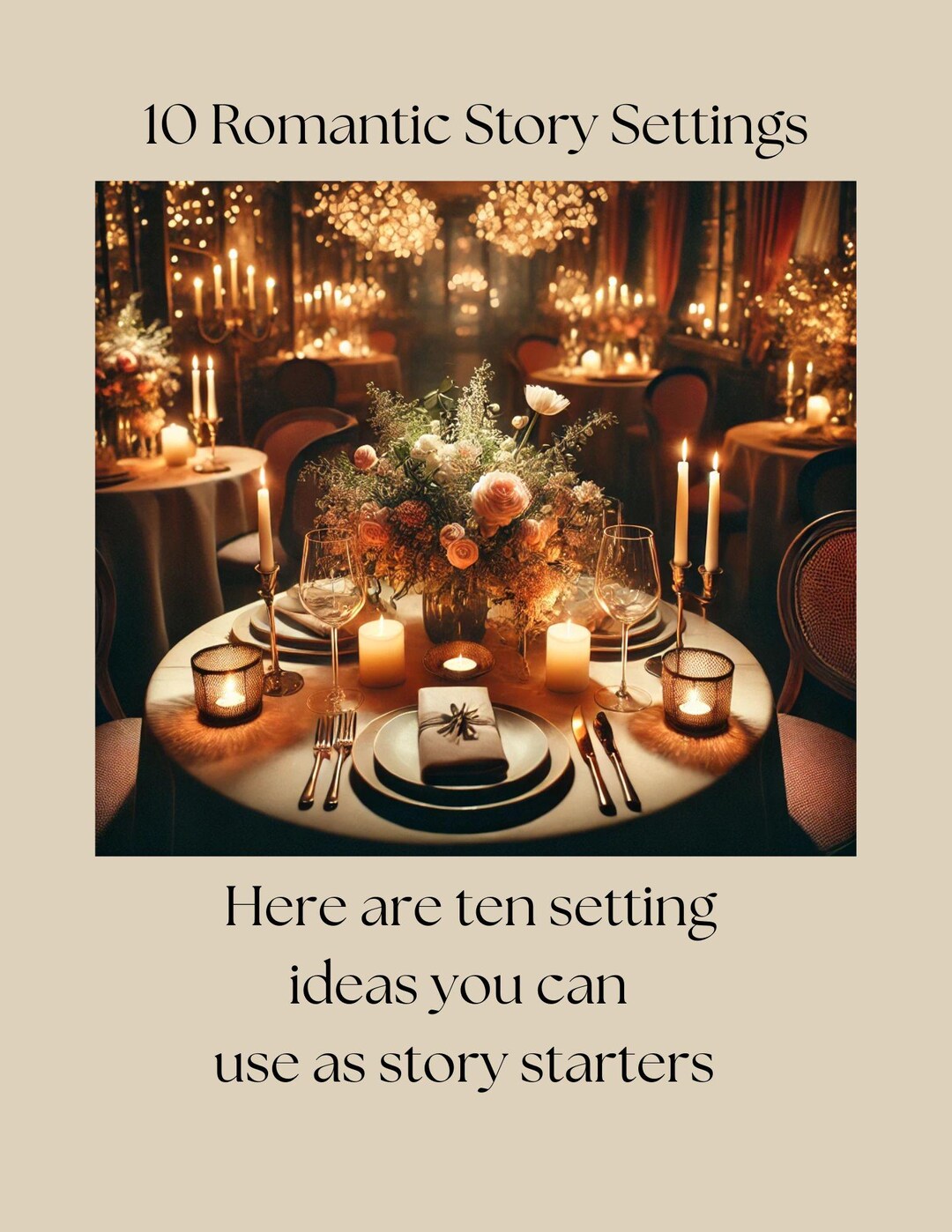 10 Romantic Story Setting Ideas – Writing Prompts for Romance Writers ...