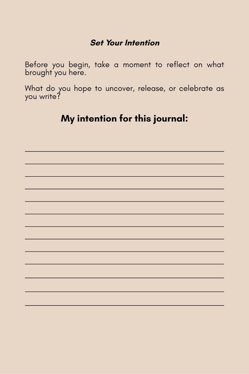 Discovering Me Journal | Self-discovery Workbook | Mindfulness Writing ...