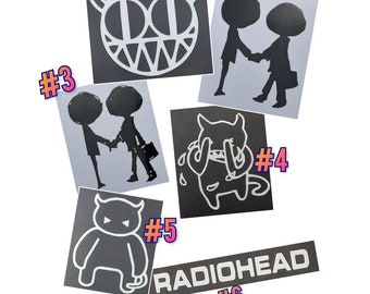 Radiohead Decal - Etsy