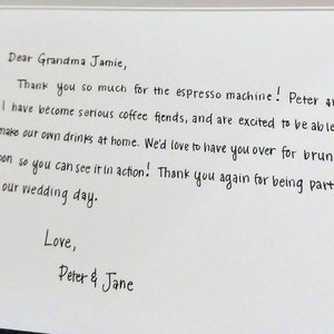 Handwritten Thank You Notes stationary Included and Envelope - Etsy