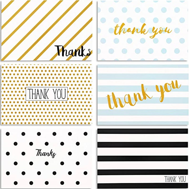 Handwritten Thank You Notes stationary Included and Envelope - Etsy