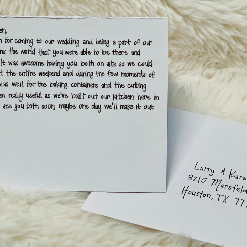 Thank You Notes - Etsy