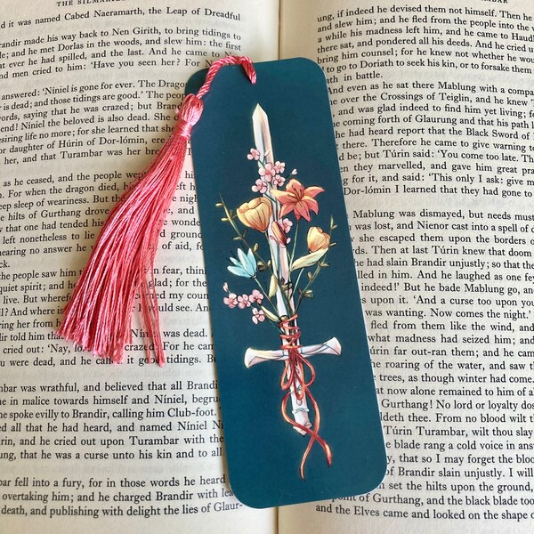 Sword Bookmark - Etsy