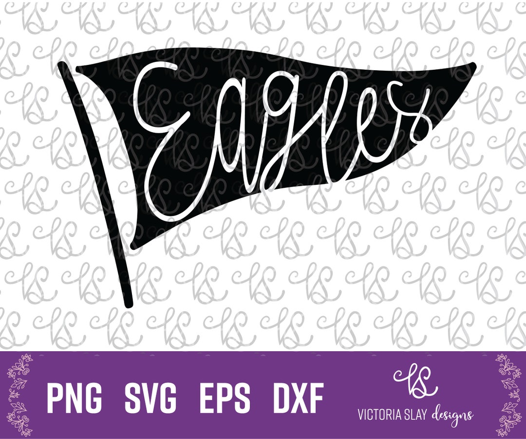 Eagles Pennant SVG, Eagles Svg, Eagles Png, Eagles Football Team SVG ...
