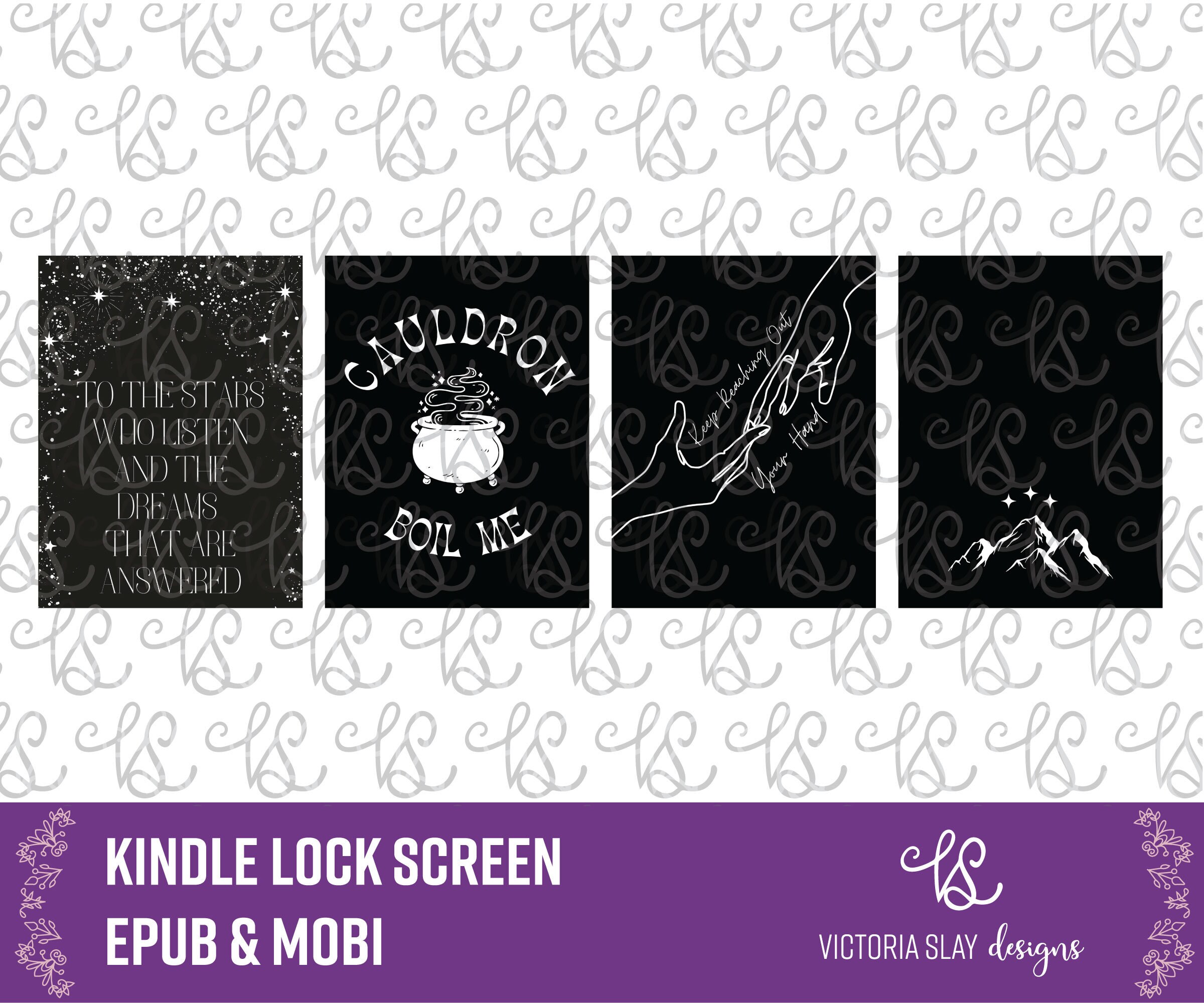 ACOTAR Inspired Kindle Lock Screen Covers | Sarah J. Maas Book ...
