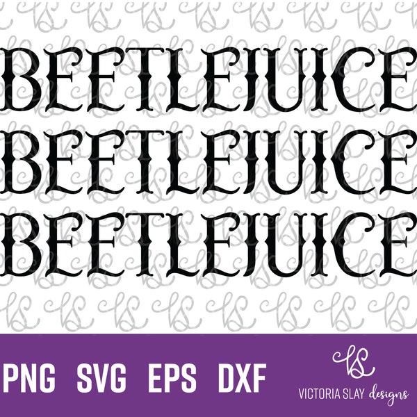 Beetlejuice Svg - Etsy