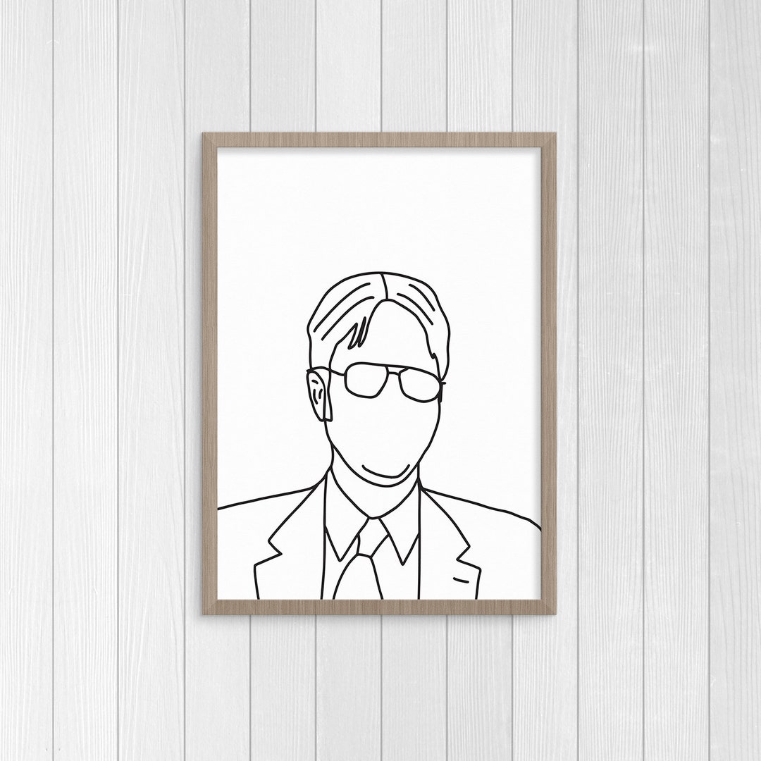 Dwight From the Office, Digital Download, the Office Print, the Office ...
