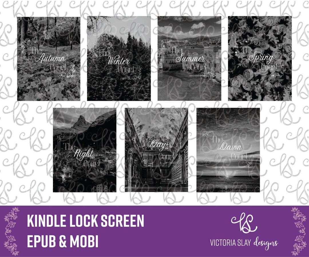 ACOTAR Inspired Kindle Lock Screen Covers | Sarah J. Maas Book ...