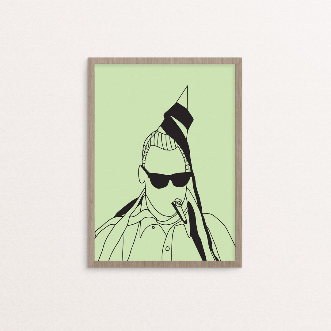 Twin Peaks, Leo Johnson, 8 X 10 Digital Art Print, Line Art Print ...