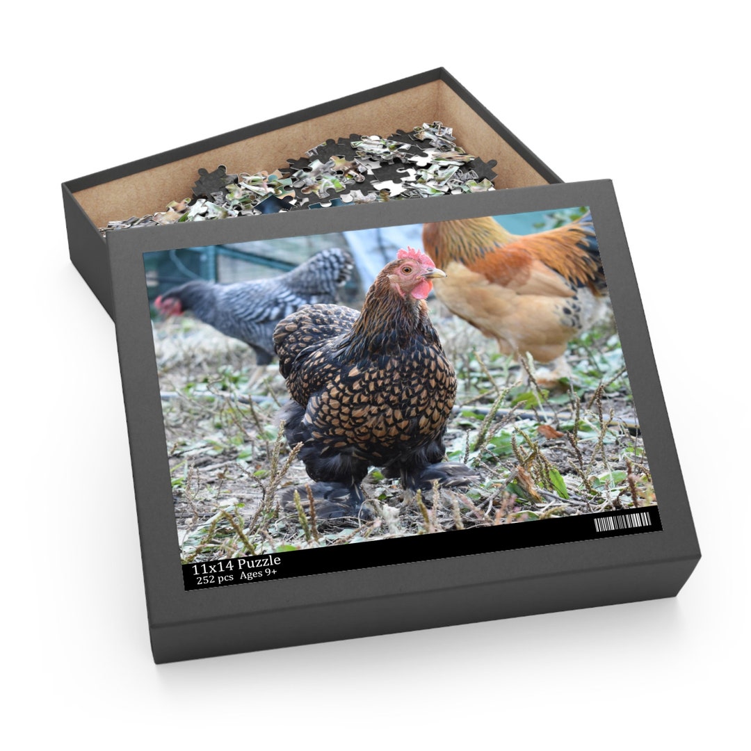 Backyard Chickens Jigsaw Puzzle, Homesteading, Mini Farm, Chicken Gifts ...