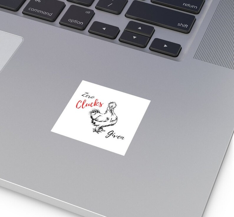 Silkie Chicken Bumper Sticker, Funny Car Stickers, Vinyl Decal, Funny ...