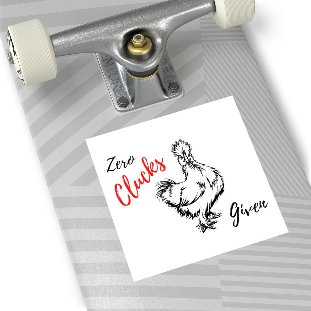 Silkie Chicken Bumper Sticker, Funny Car Stickers, Vinyl Decal, Funny ...