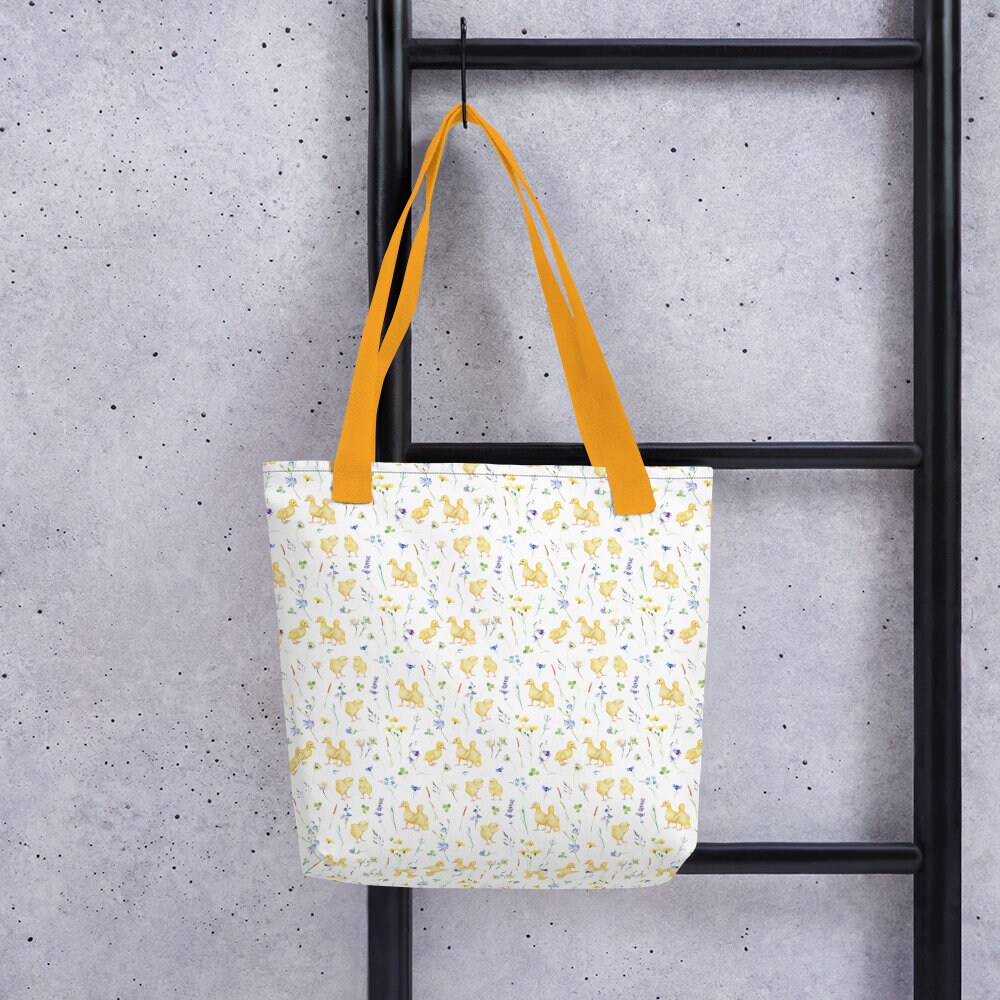 Farm Baby Tote, Cottagecore Canvas Bag, Baby Chicks & Ducklings - Etsy