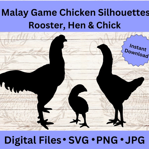 Game Rooster Svg - Etsy