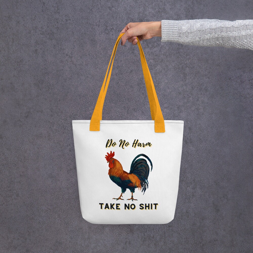Snarky Rooster, Funny Tote Bag, Shoulder Bag - Etsy