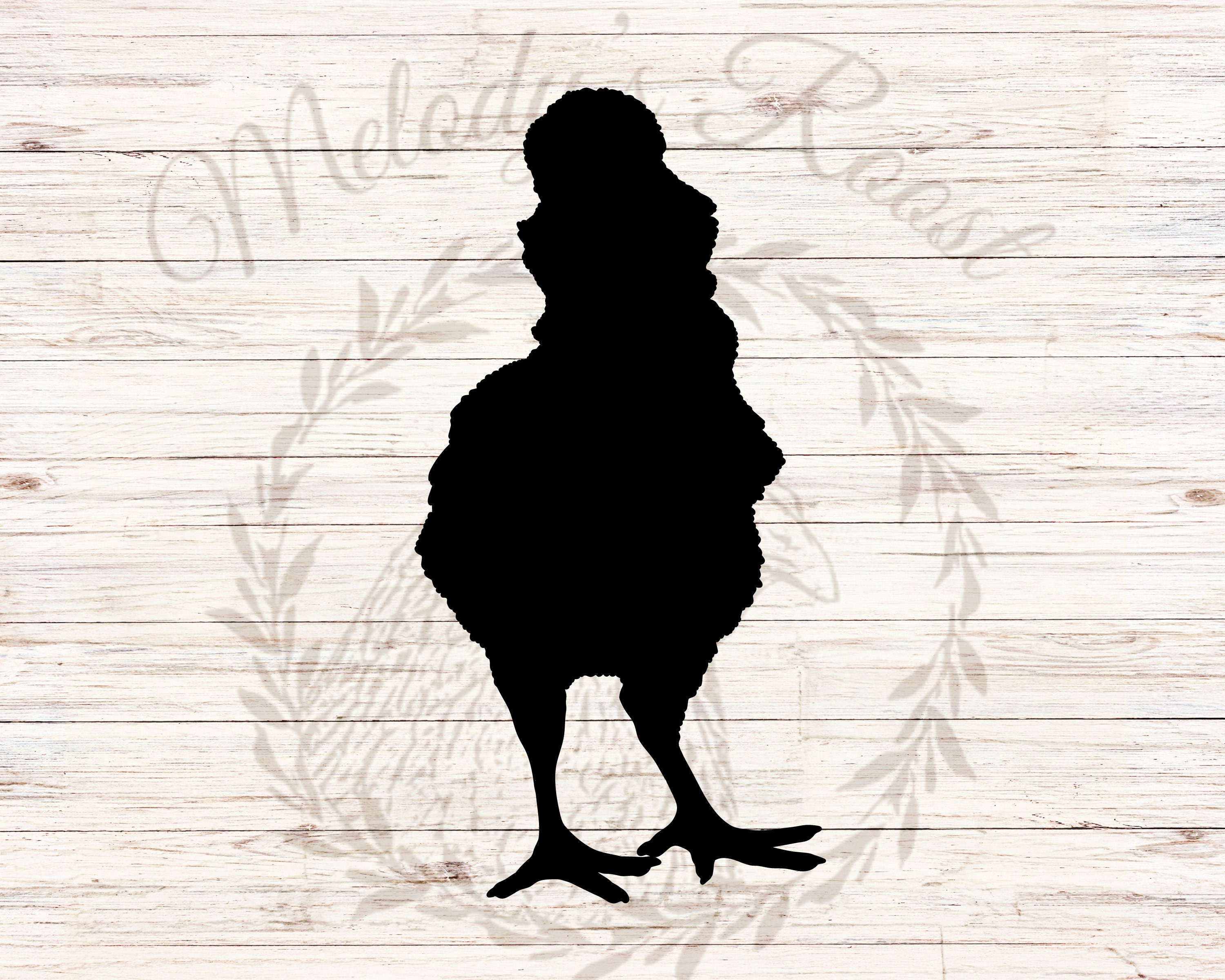 Frizzle Polish Chicken SVG, Cute Farm Animal Clipart, Funny Animal SVG ...