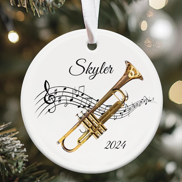 Trumpet Ornament - Etsy