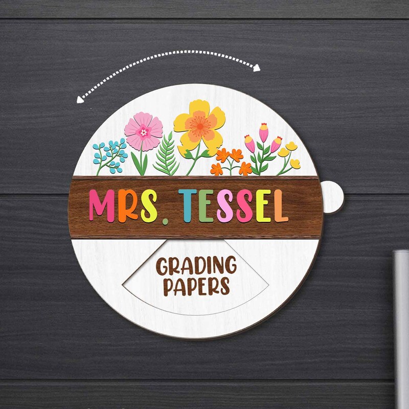 Office Door Status Spinner - Etsy