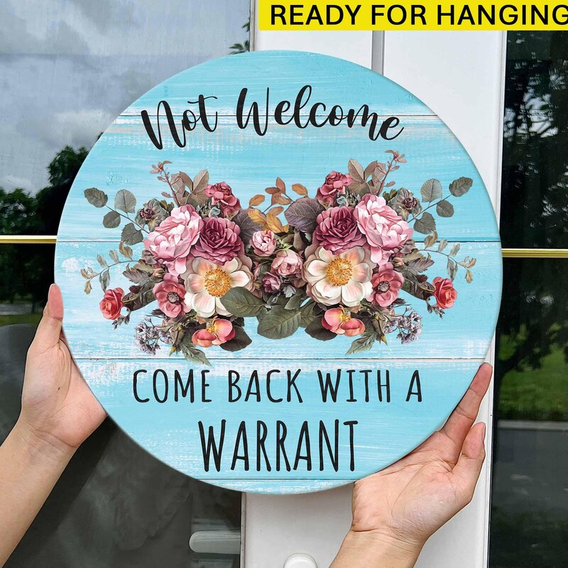 Go Away Porch Sign - Etsy