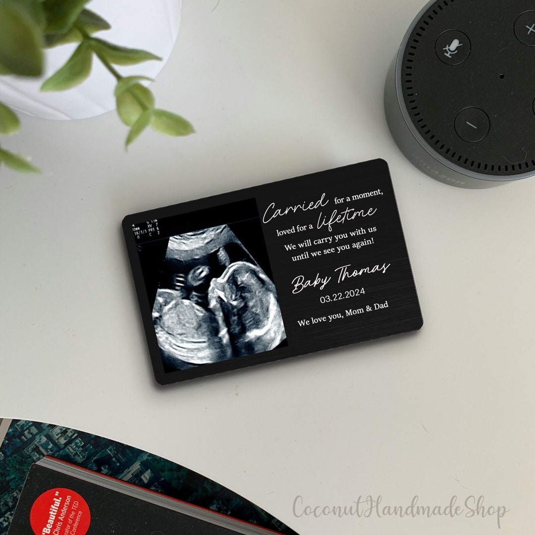 Miscarriage Keepsake for Parents, Custom Baby Photo Gift for Parents ...
