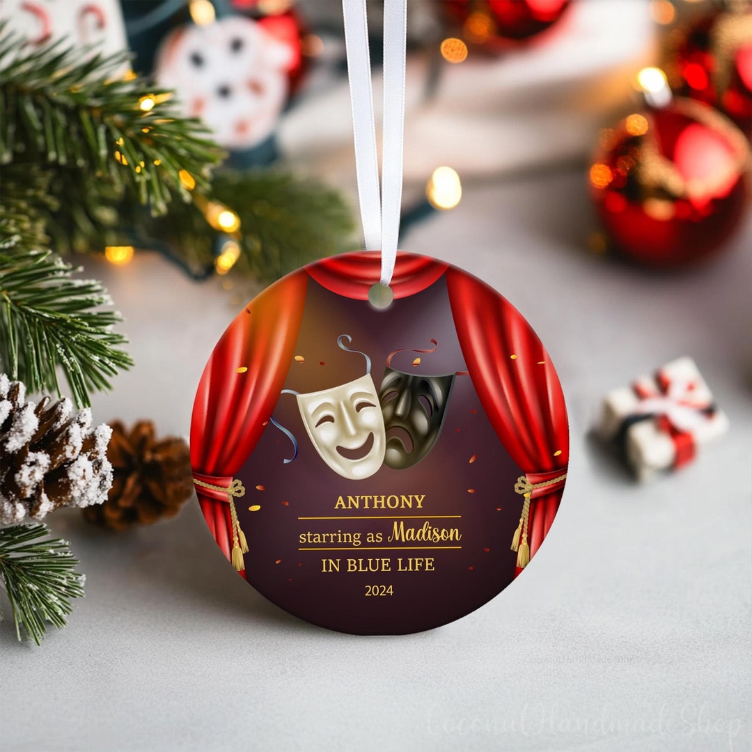 Theater Ornament, Actor Actress Ornament, Personalized Broadway ...