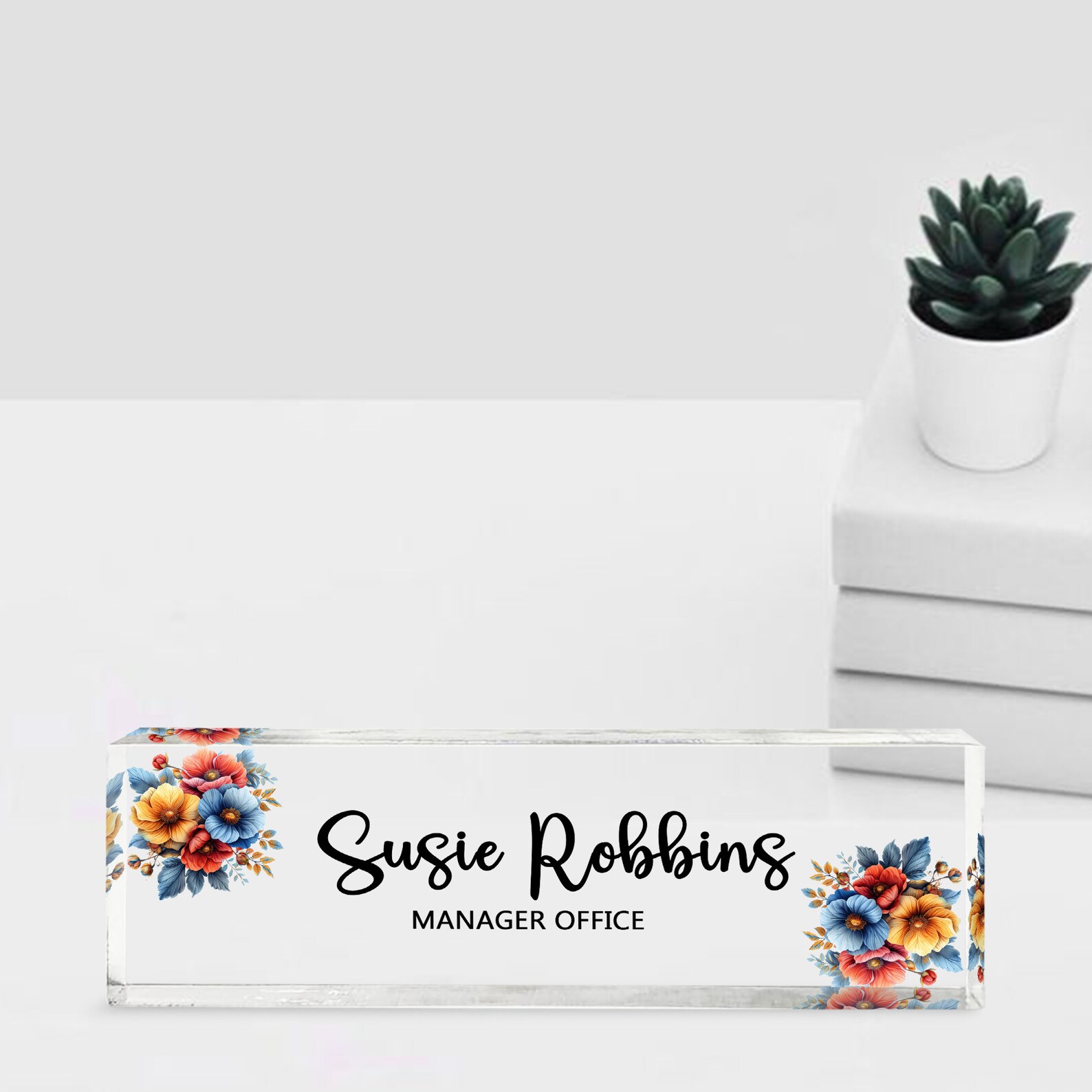 Custom Quote Acrylic Plate, Personalized Quote Sign, Motivational ...