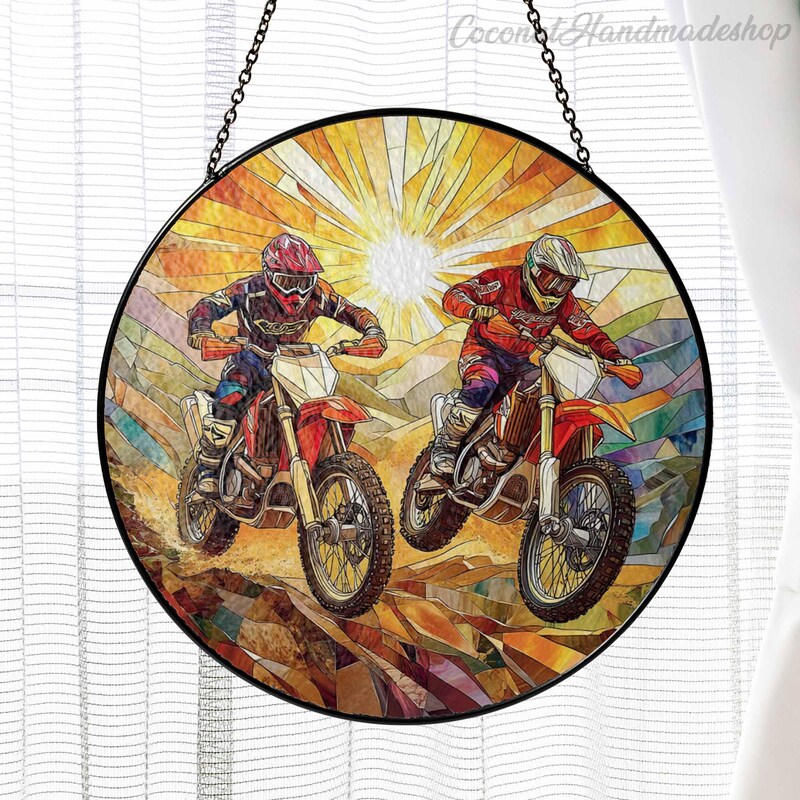 Stained Glass Bike - Etsy