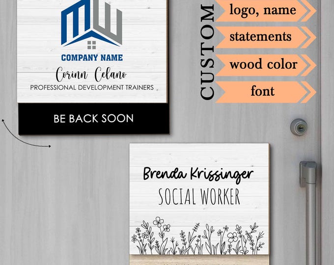 Rotating & Spinning Office Sign, Work Status Sign for Office, Don't Not ...