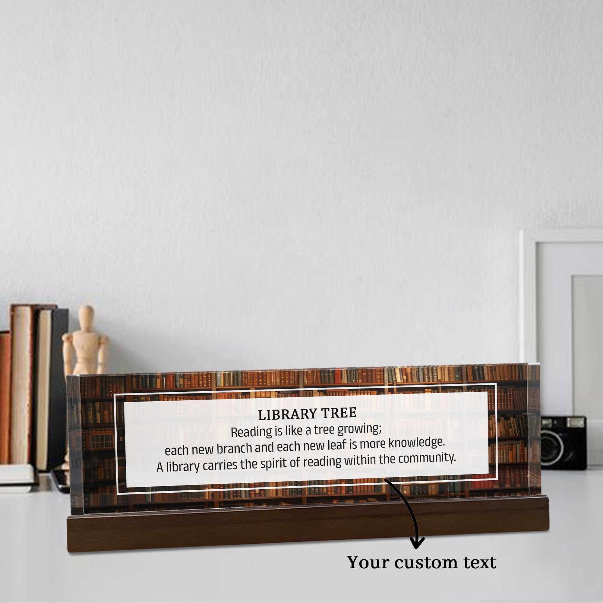 Custom Quote Acrylic Plate, Personalized Quote Sign, Motivational ...