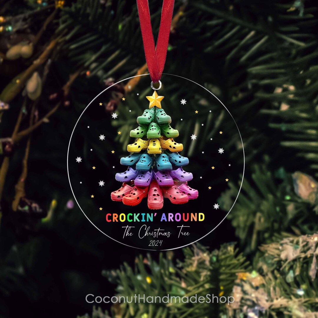 Crocs Stack Tree Ornament, Crocin' Around the Christmas Tree Ornament ...