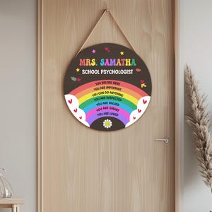 School Social Worker Office Sign, Social Worker Door Hanger ...