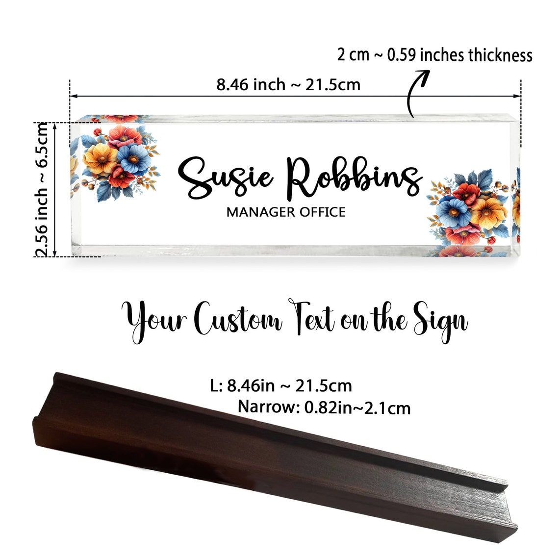 Custom Quote Acrylic Plate, Personalized Quote Sign, Motivational ...