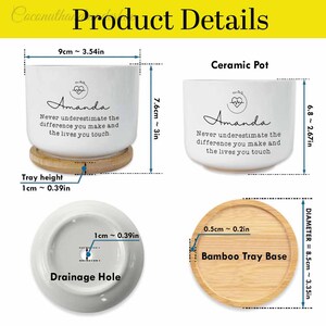 Personalized Planter Pot Gift, Nurse Gift, Healthcare Worker ...