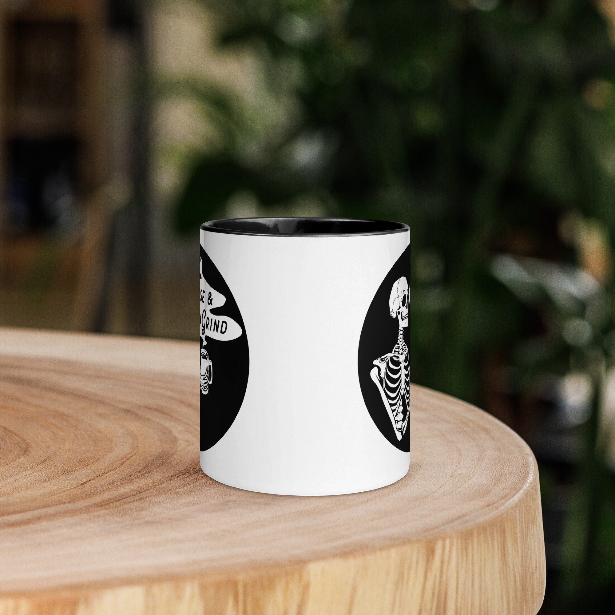 Rise and Grind Skeleton Coffee Mug Skeleton Mug Coffee Mug Funny - Etsy