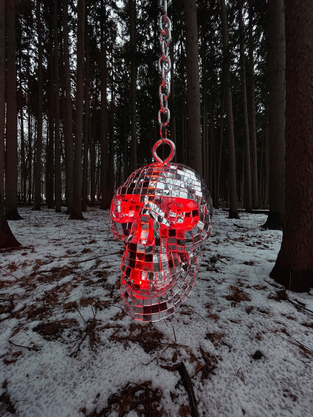 Disco Ball Skull - Etsy