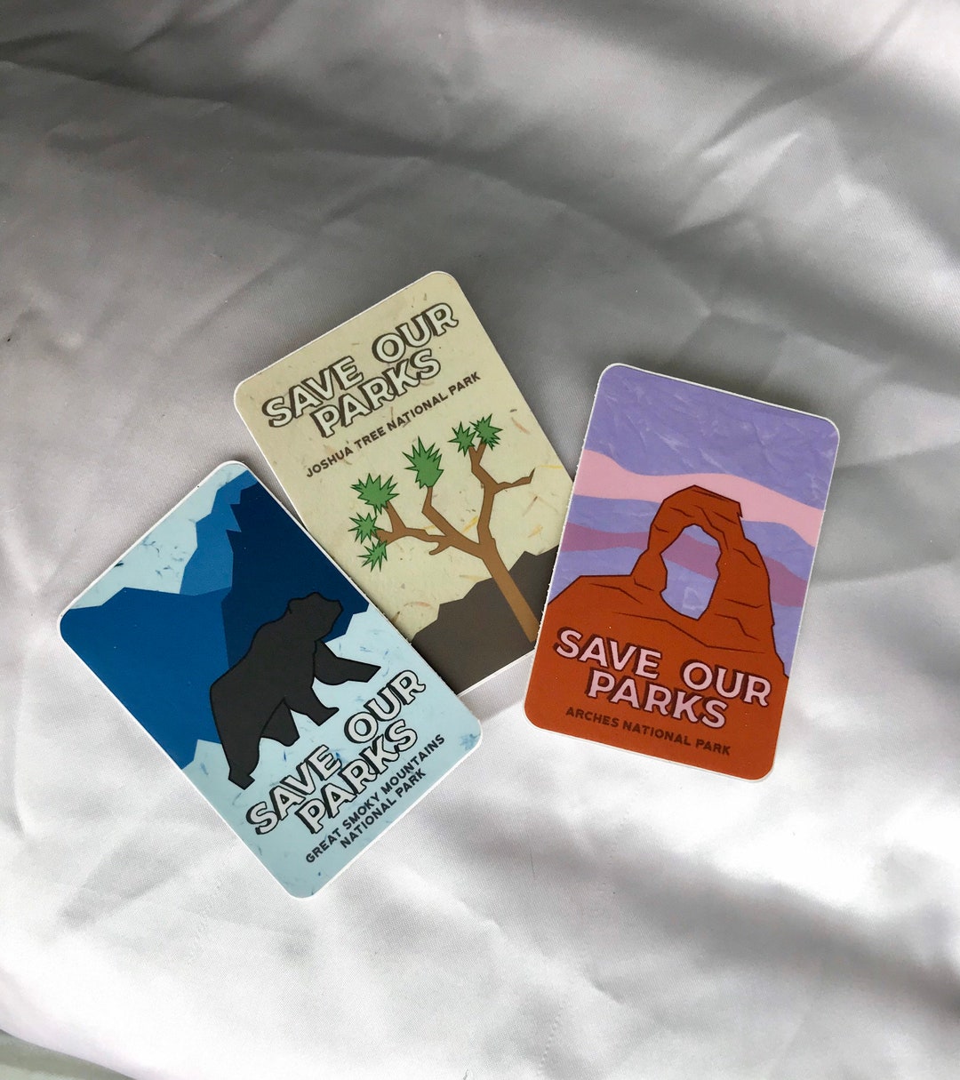 Save Our Parks National Parks Sticker Pack - Etsy