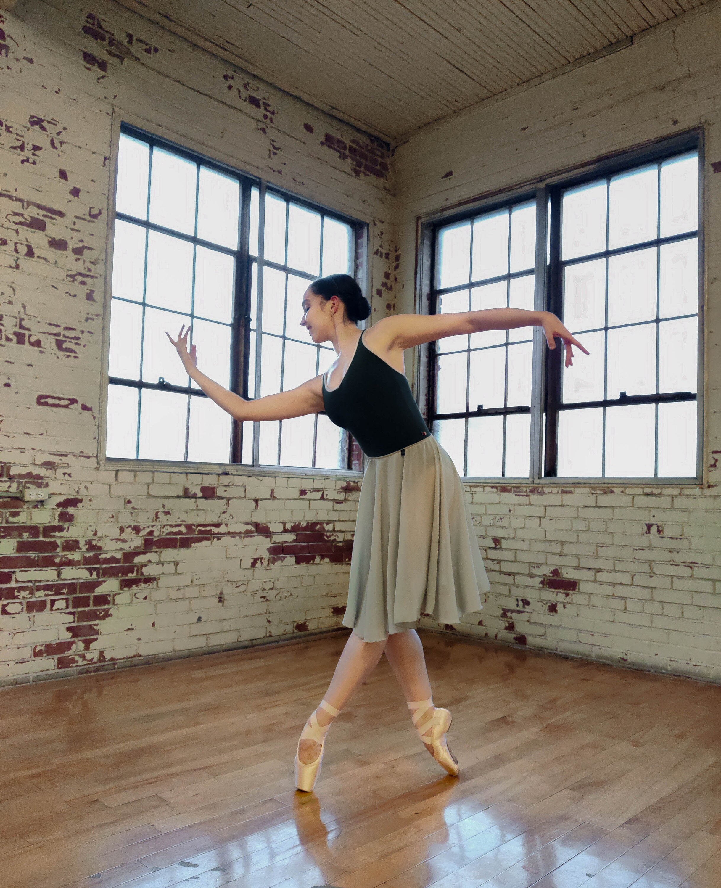 Classic 20 Concrete Ballet Skirt Matching Rolled Hem and | Etsy