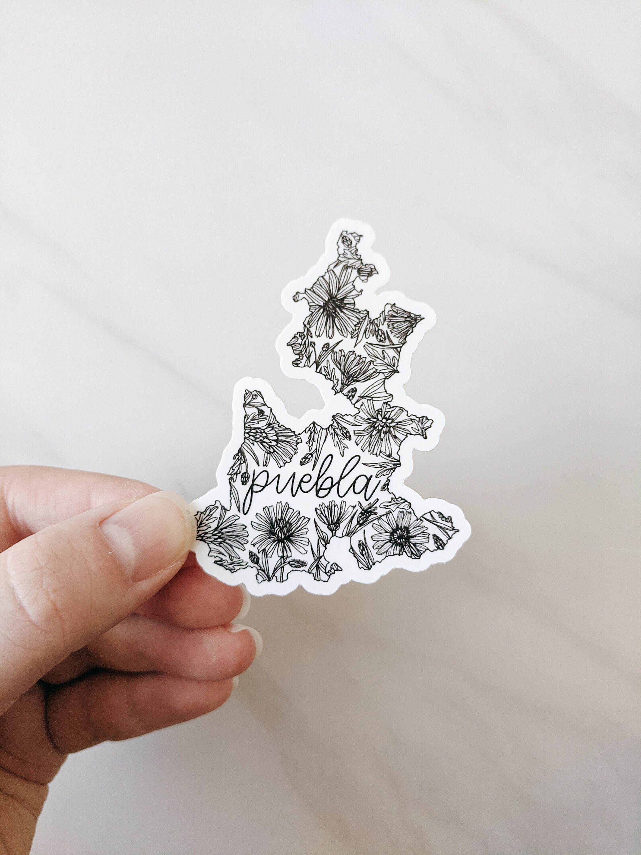 Puebla sticker Mexico state rock lettuce flower | Etsy
