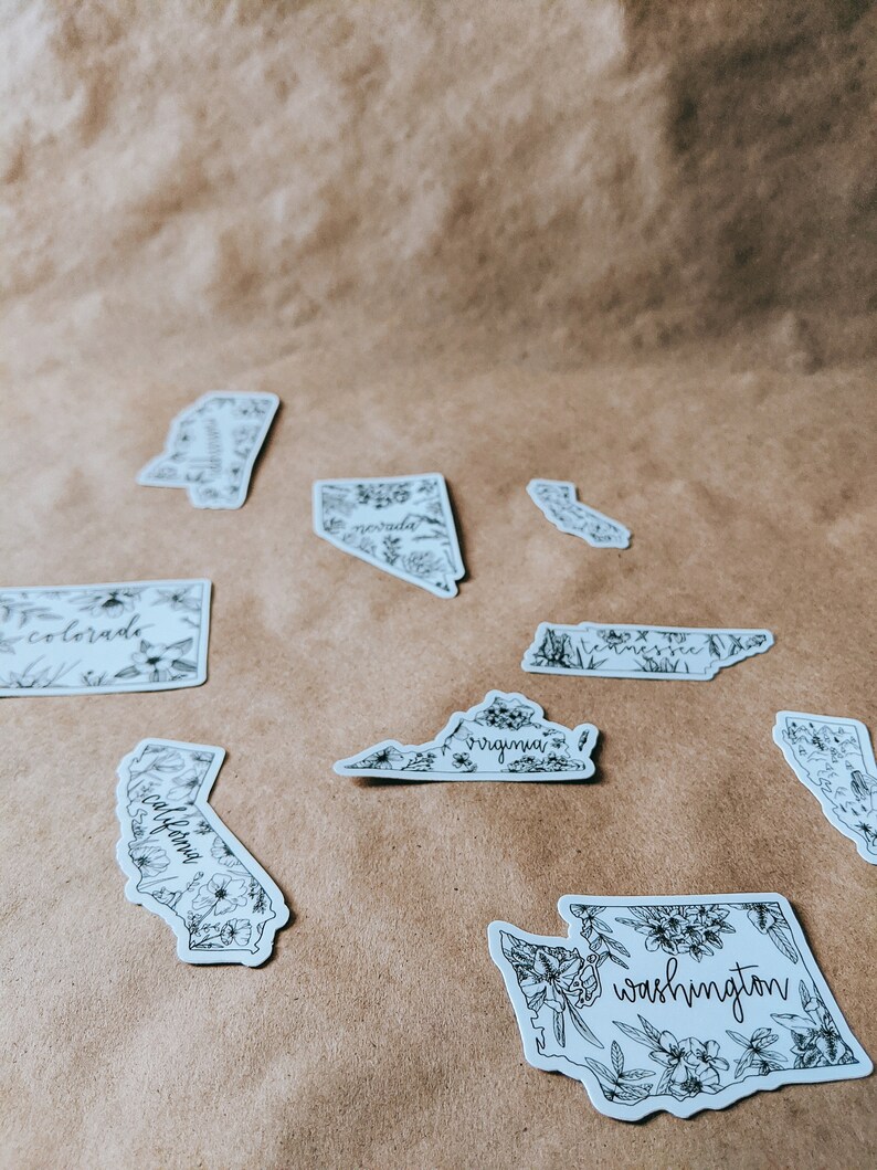 Nevada Sticker NV State Flower Big Sagebrush Vinyl Decal | Etsy