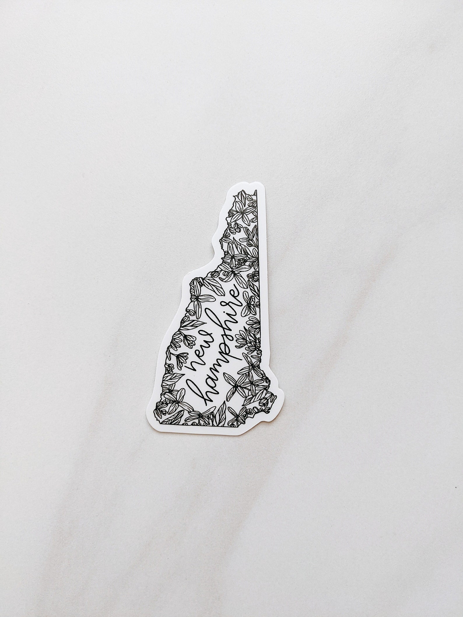 New Hampshire Sticker NH State Flower Purple Lilac - Etsy