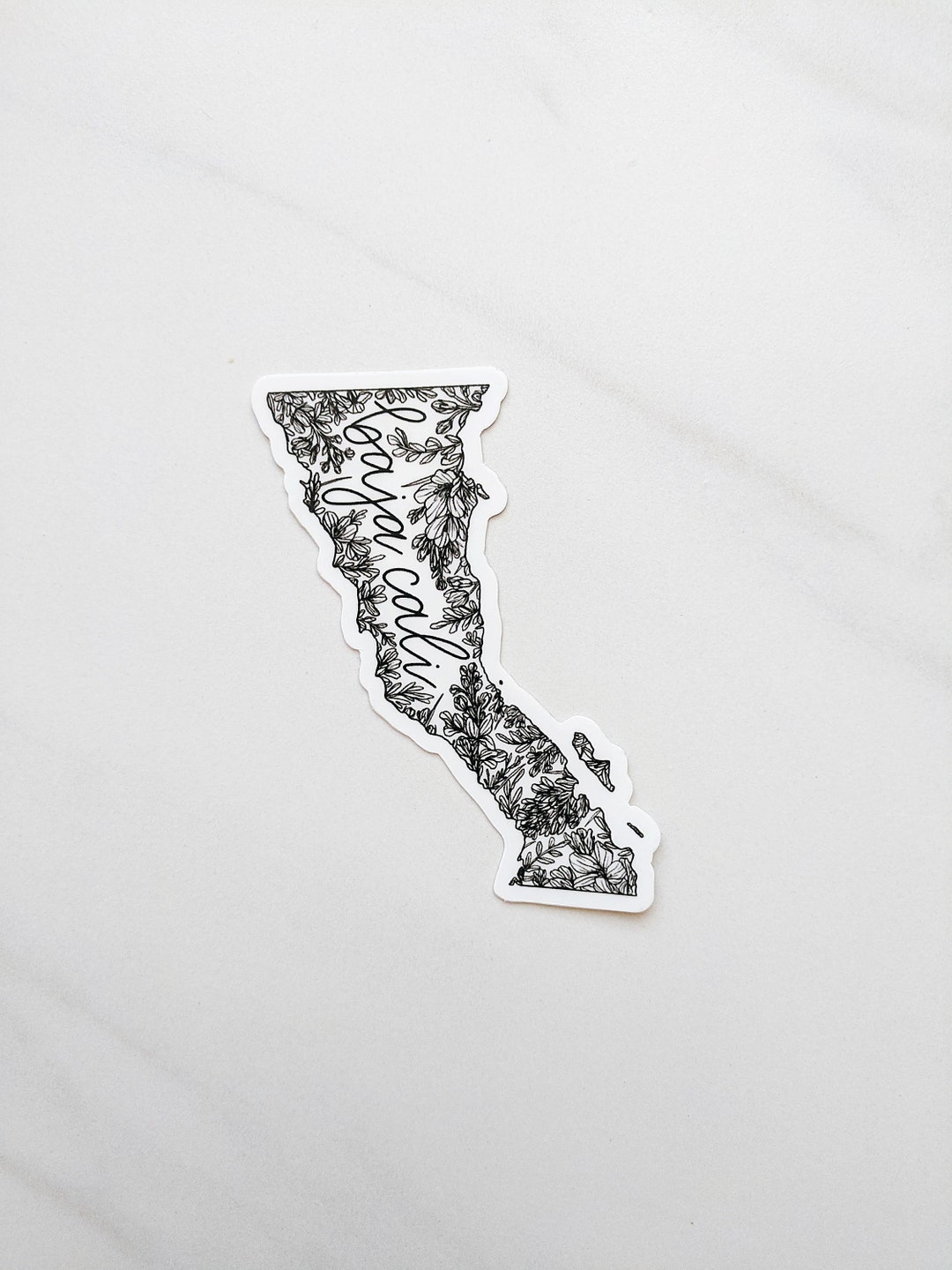 Baja California Sticker Mexico State Sticker Native Flora - Etsy