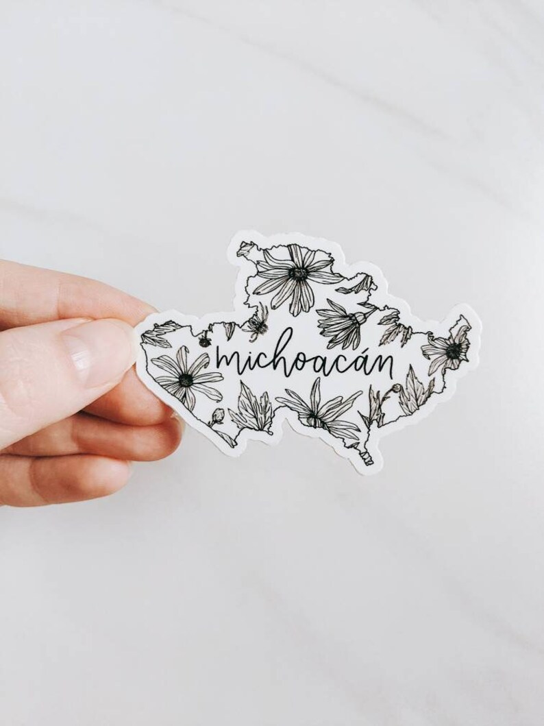 Michoacán Sticker MINI Size Available Mexico State Sticker - Etsy