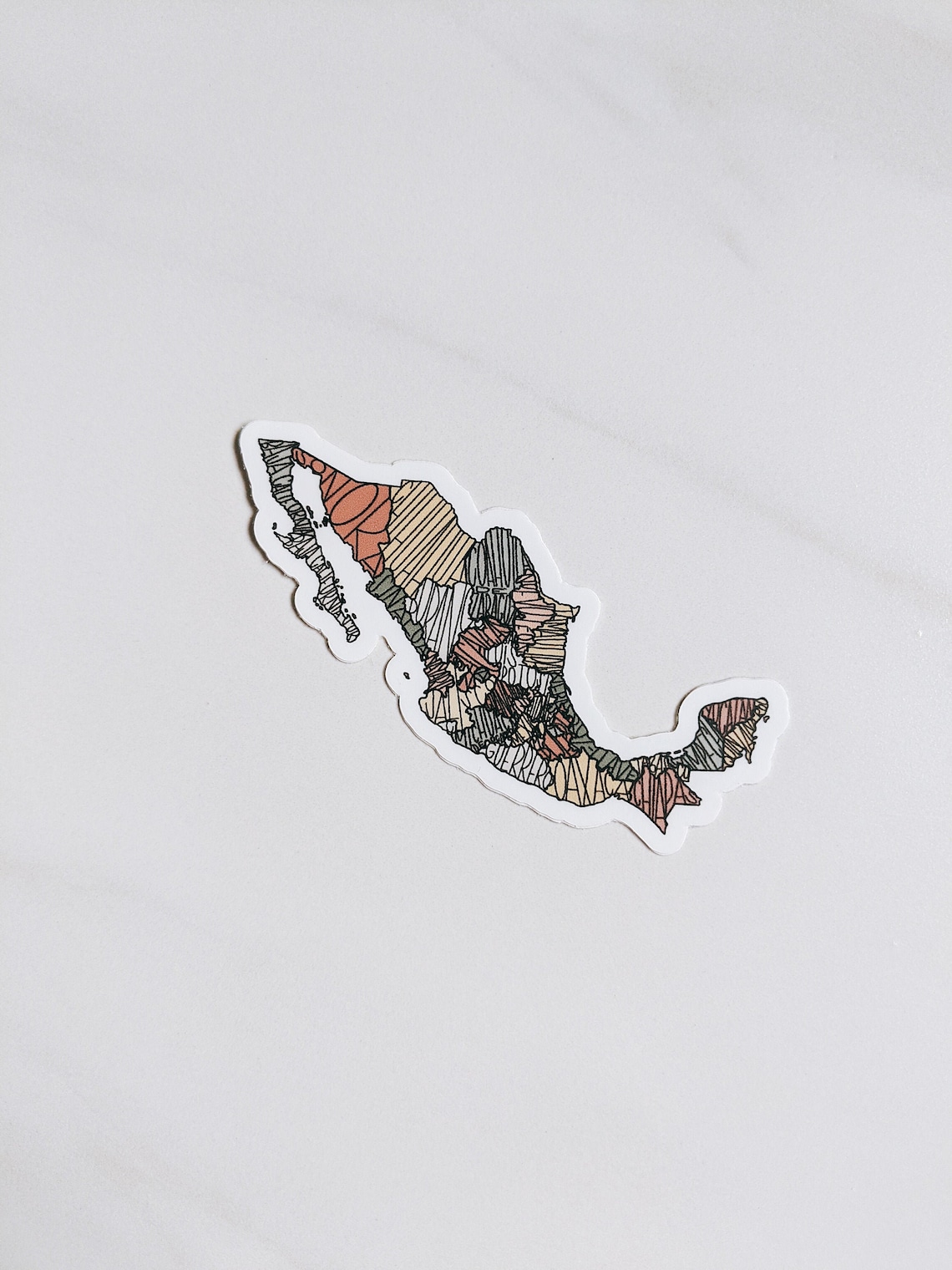 Mexico Sticker Mexico States Country Sticker Vinyl - Etsy